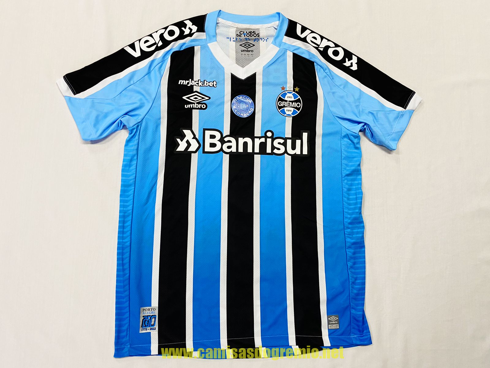 Camisas do Grêmio » Tricolor 2022 – Umbro (Grêmio x Novorizontino)